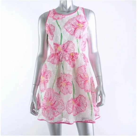 Lilly Pulitzer | Dresses | Lilly Pulitzer Darrell Floral Party Dress ...